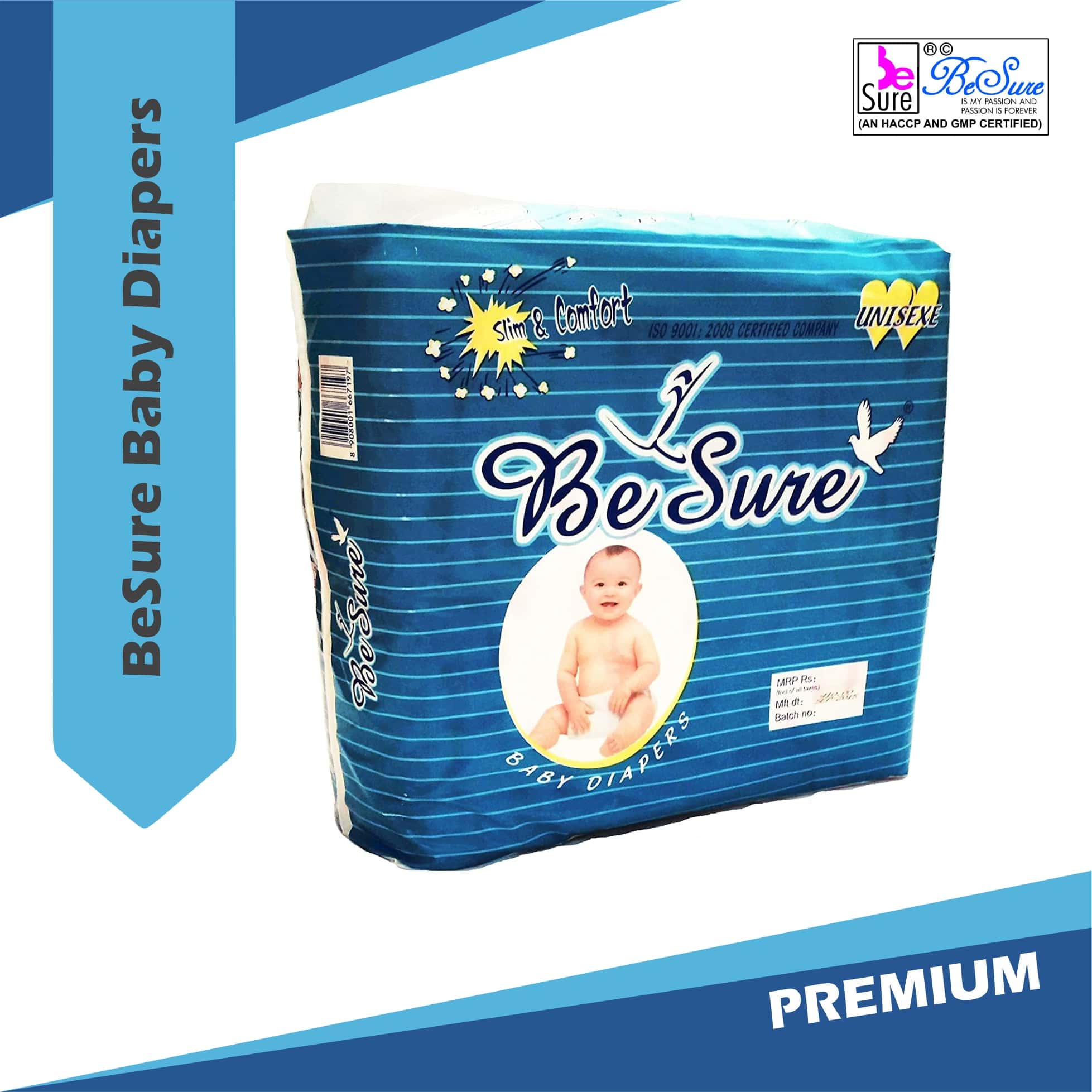 BESURE BABY PANTS SMALL Pack of 8 pcs – BeSure Sainik Canteen